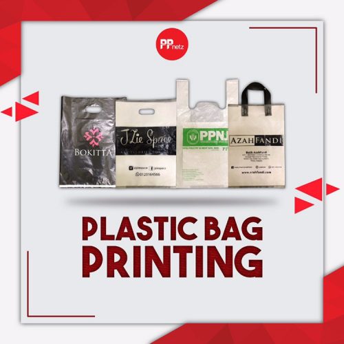 Print Plastic bag Jenama Sendiri
